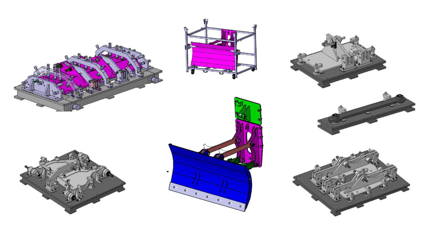 Construction welding fixtures - Cyclotron